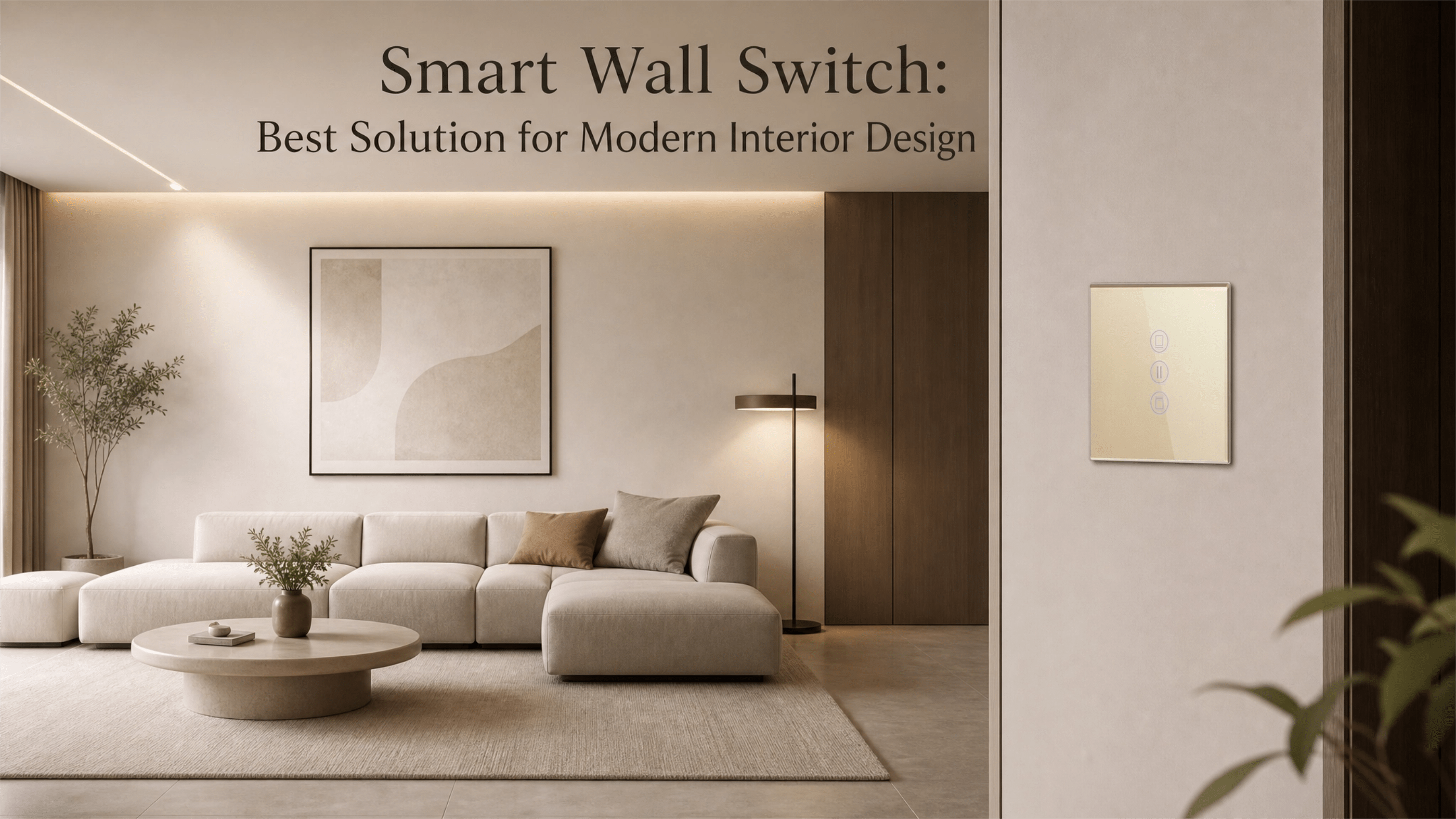 BSEED Smart Wall Switch: Best Solution for Modern Interior Design