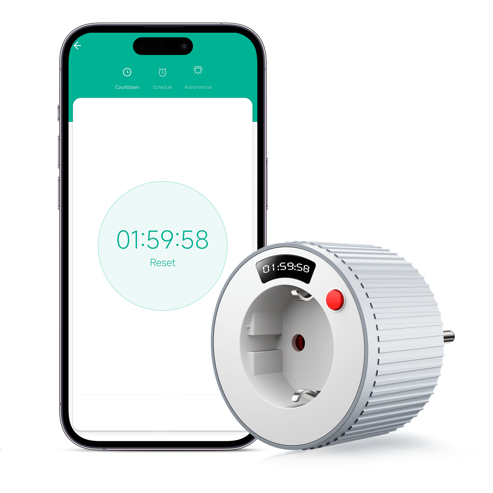 BSEED Smart Socket Plug Work With Alexa and Google Assistant Smart Wif