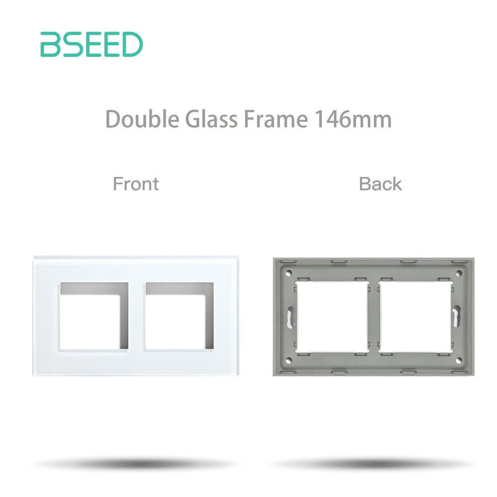 Bseed Crystal Glass Frames Socket Frame 4 Color 1/2/3/4/5 Slotes DIY P