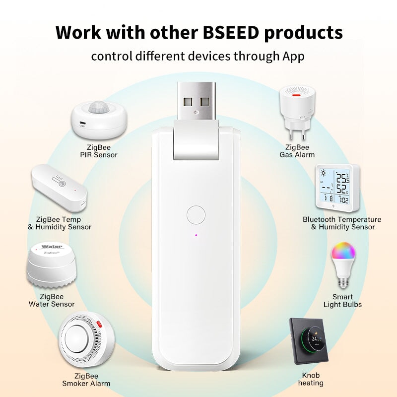 Tuya Smart USB Multi-model Gateway Bluetooth+ZigBee Wireless Hub ...