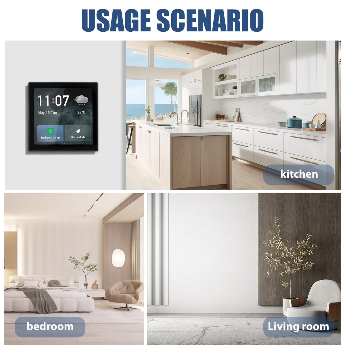 Smart Central Control 4 Inch Panel