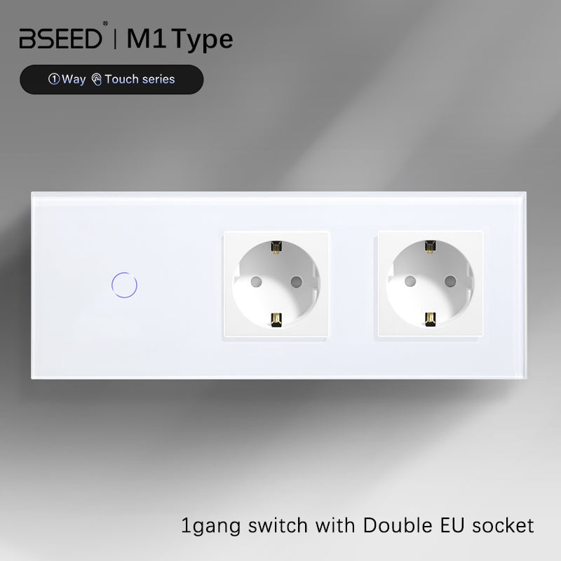 Bseed 1/2/3 Gang 1/2/3 Way Switch with Trible Socket Work – Bseedswitch