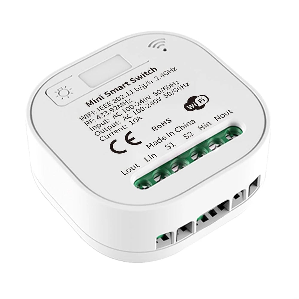 BSEED Smart WiFi RF433 Tuya Wireless Switch Module Push Button Circuit