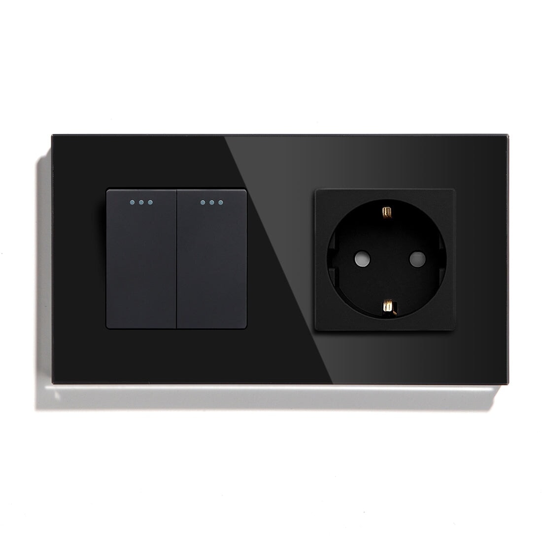 BSEED Mechanical 1/2/3 Gang 1/2Way Touch Light Switch With Normal Eu S – Bseedswitch