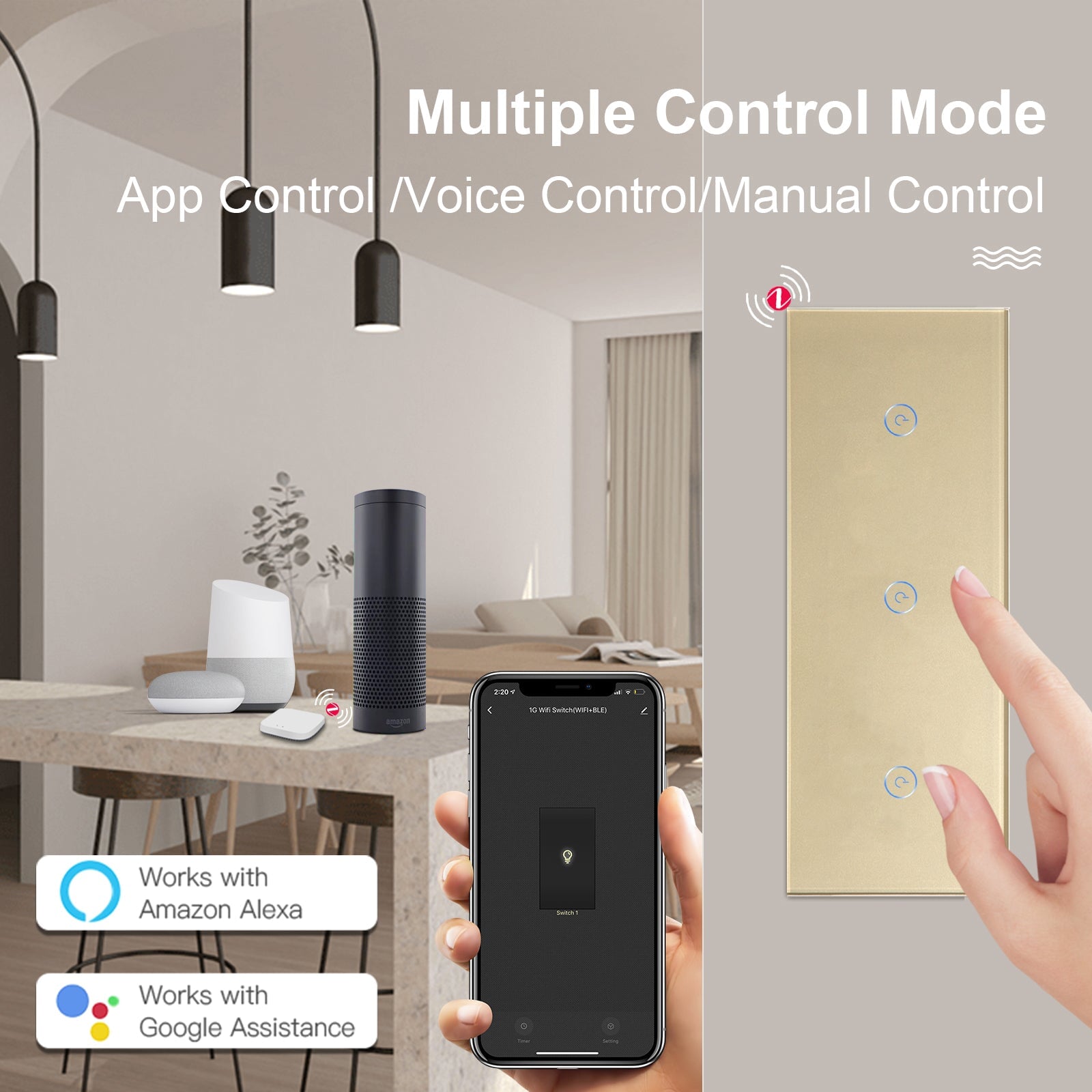BSEED Zigbee Triple 1/2/3 Gang Smart Wall Switches – Bseedswitch