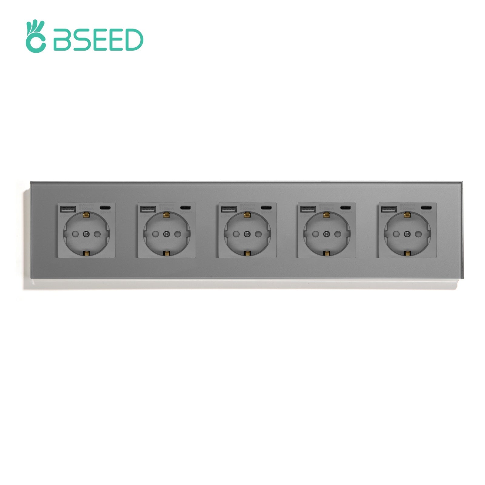 BSEED EU sockets Type-C Interface Outlet Wall Socket With Charge Port ...