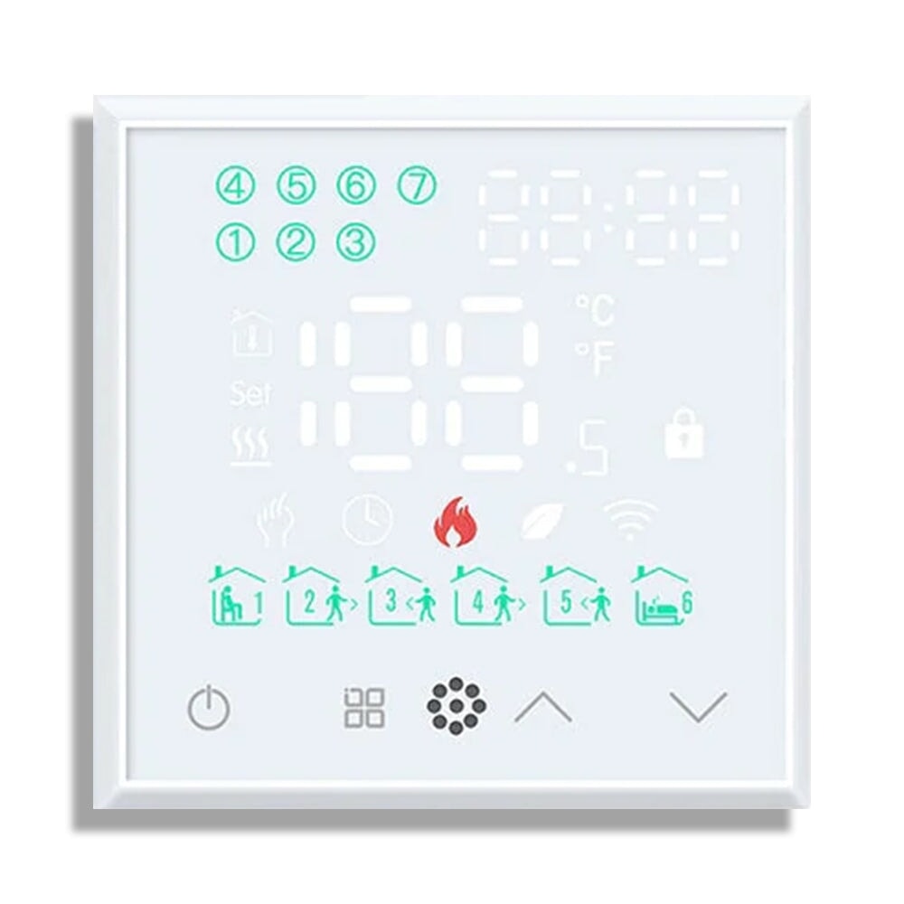 BSEED LED Screen Floor Heating Zigbee Room Thermostat Controller DIY f