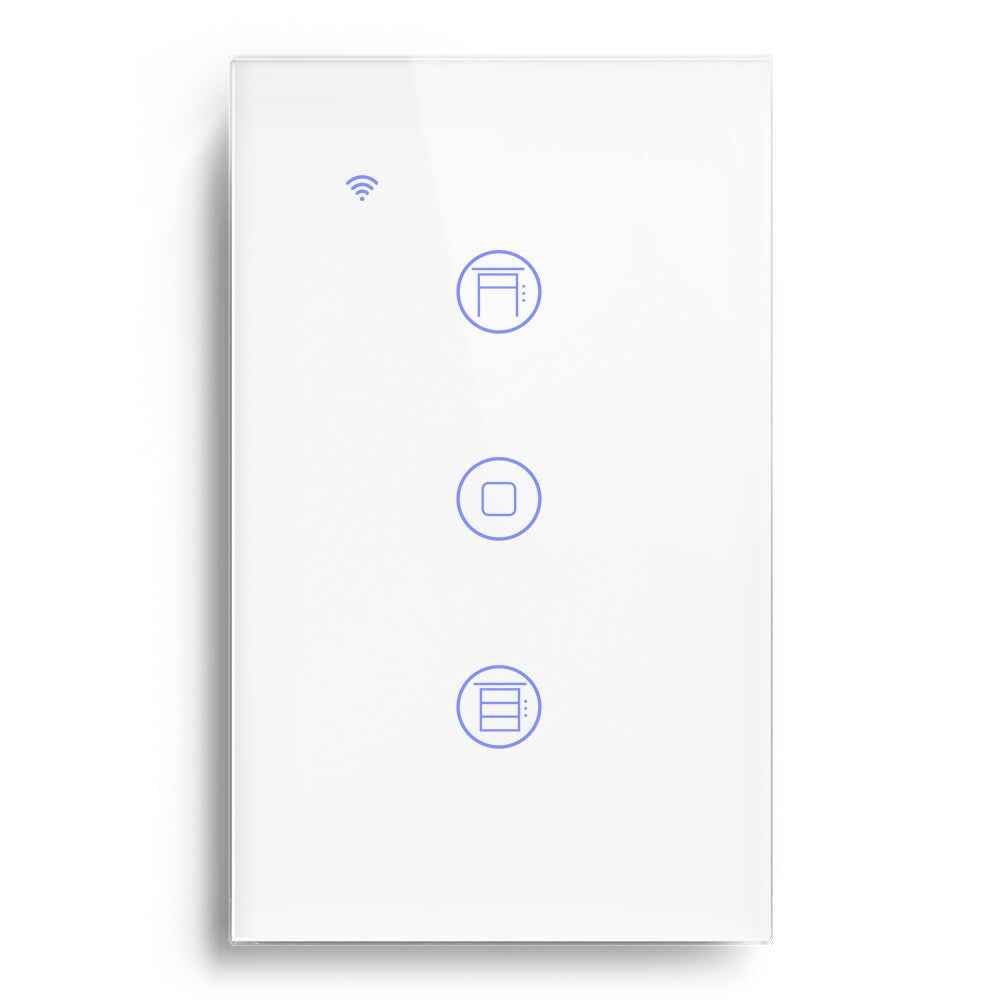 BSEED US Standard Smart Shutter Switch Wireless Glass Touch Switch For ...
