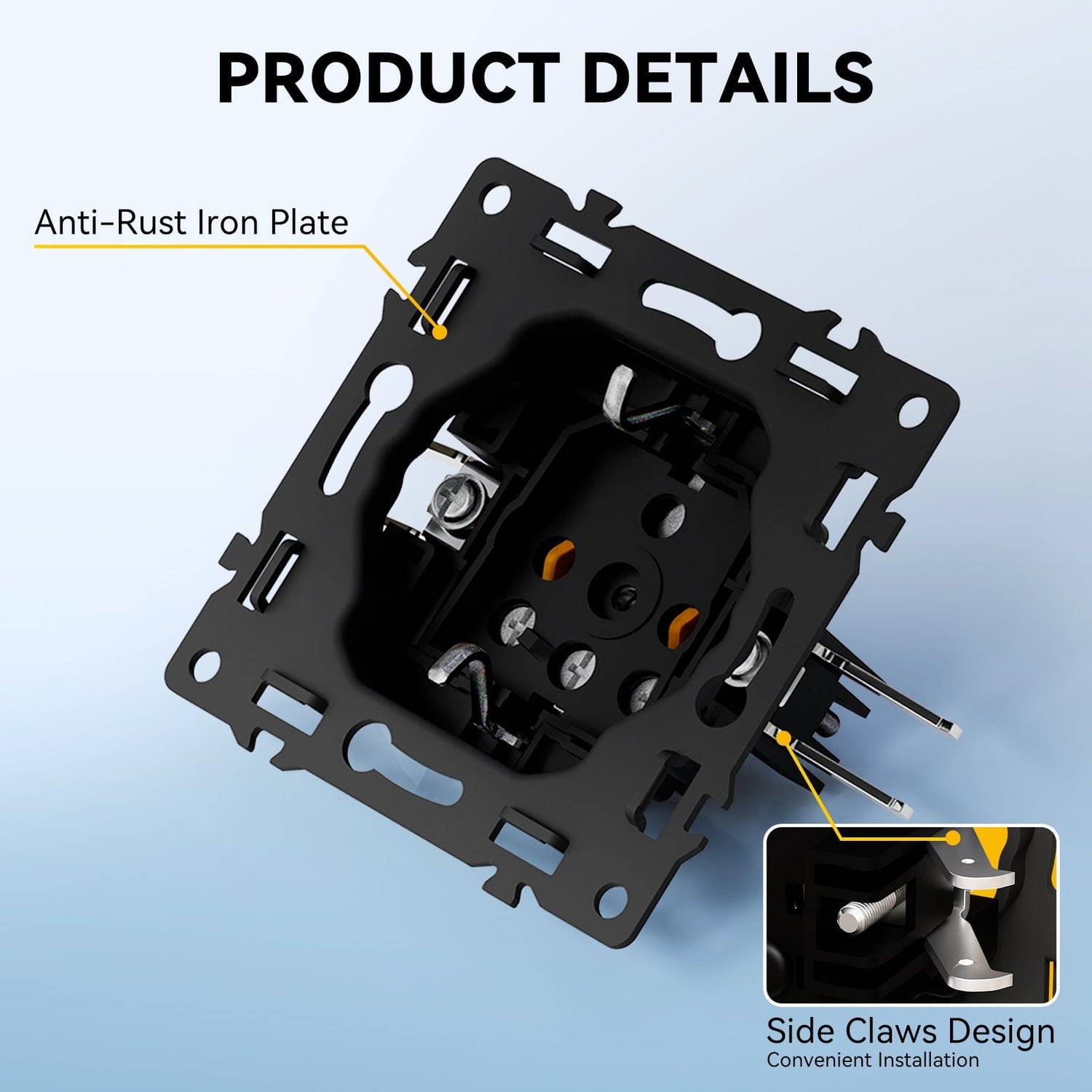 EG Easy Install EU Wall Sockets with clamping technology