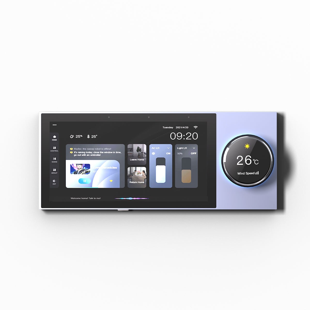 BSEED 6 / 8/ 10 inch smart panel electrical for home Multi-functional
