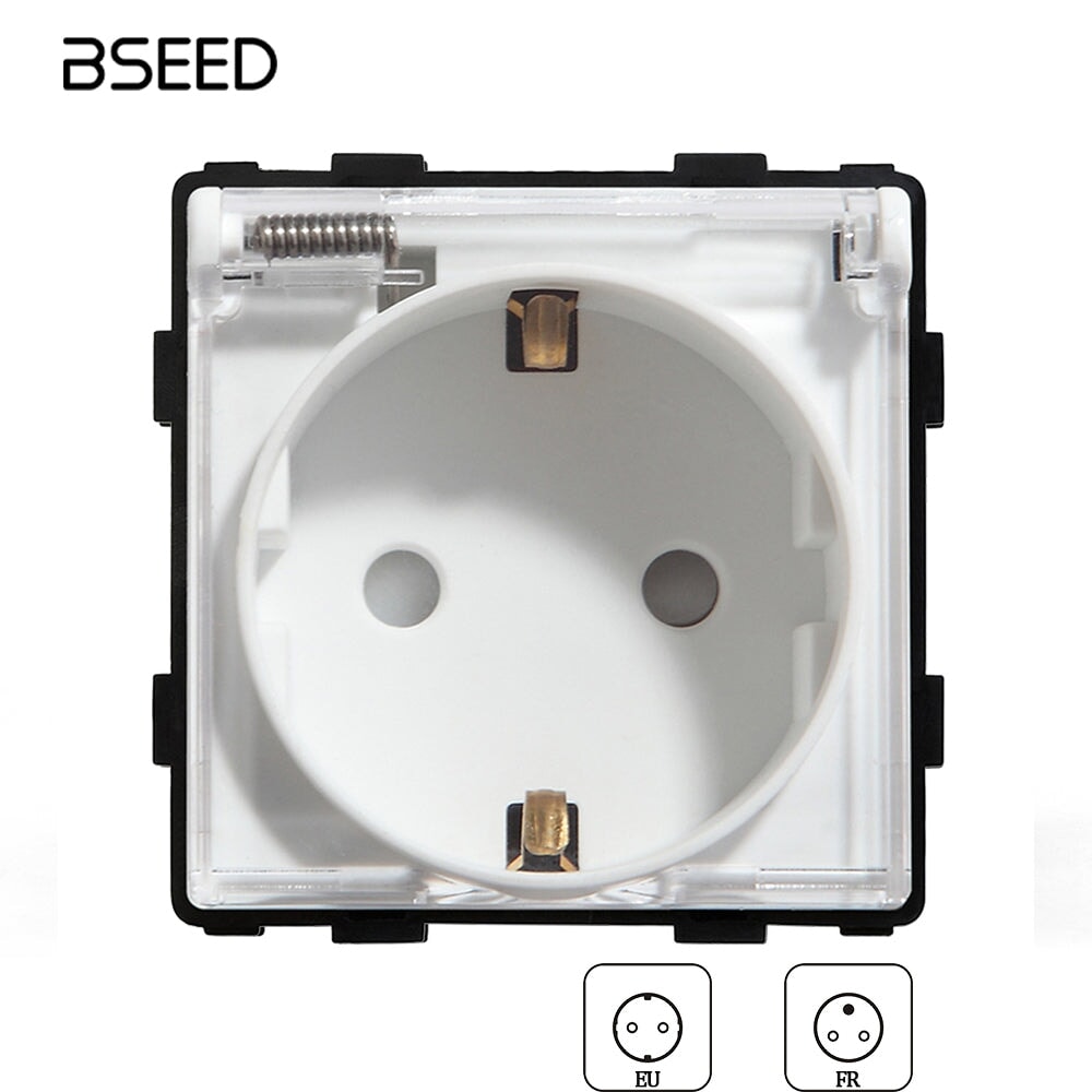 BSEED EU/FR standard Function Key Cover Socket DIY Parts