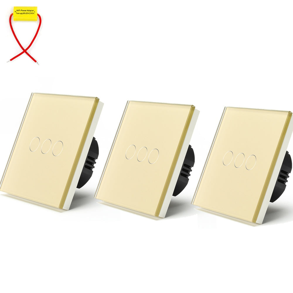 BSEED Single Line Wifi Light Switch 1/2/3 Gang 1/2/3 Way Smart Switch ...