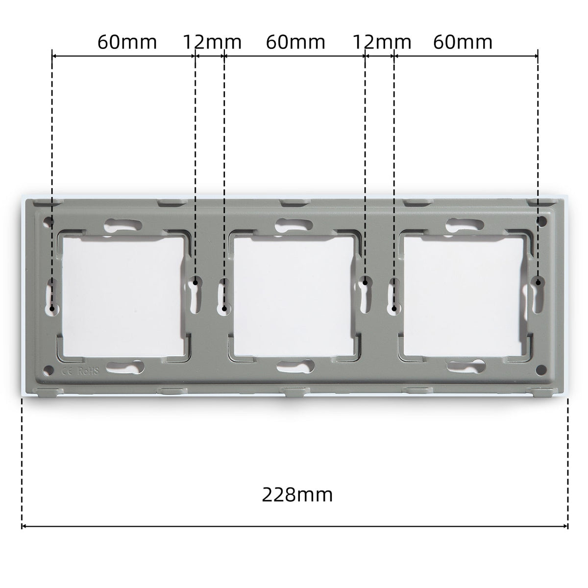 Bseed plastic frame socket 4 colors 1/2/3/4/5 slot DIY parts – Bseedswitch