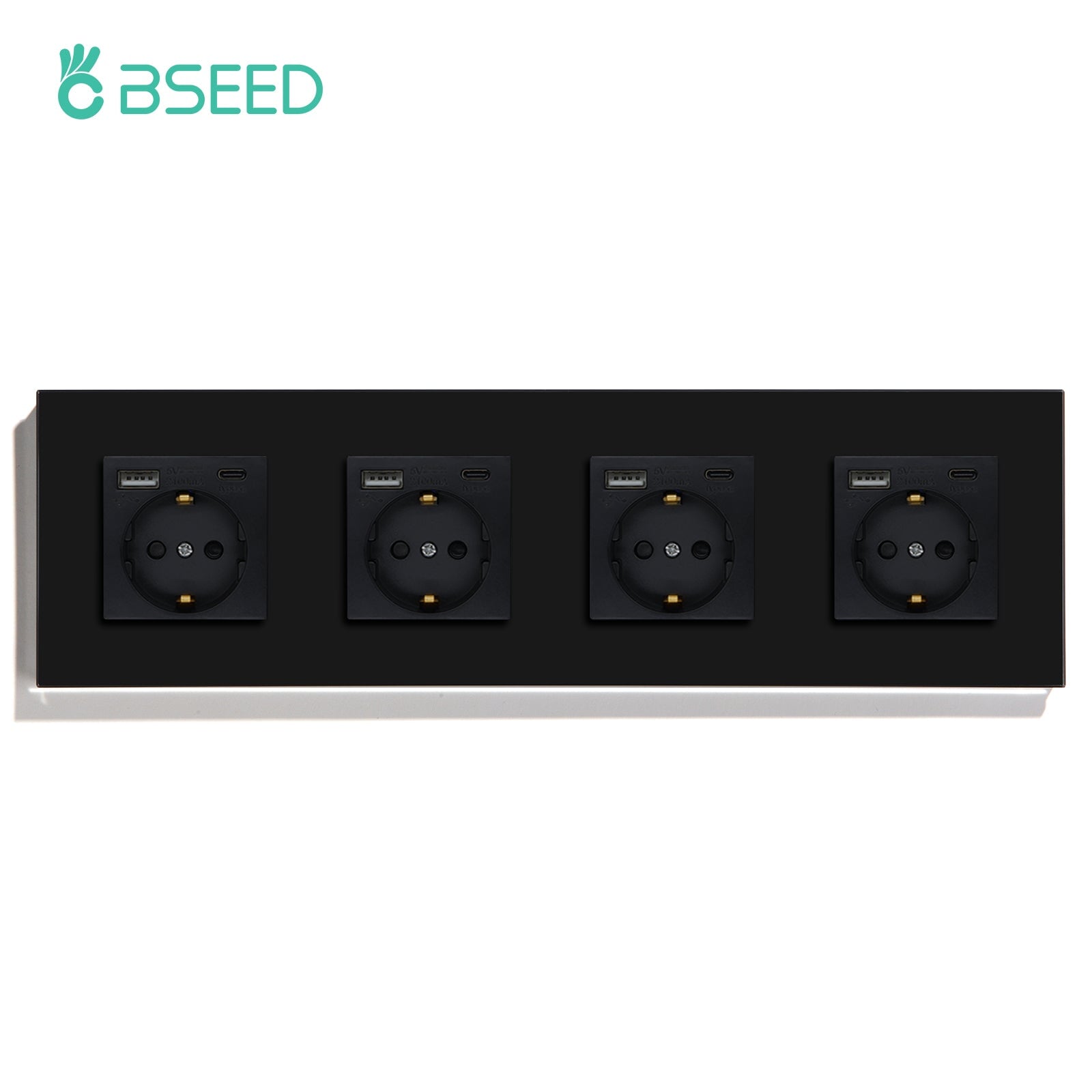 BSEED EU sockets Type-C Interface Outlet Wall Socket With Charge Port ...