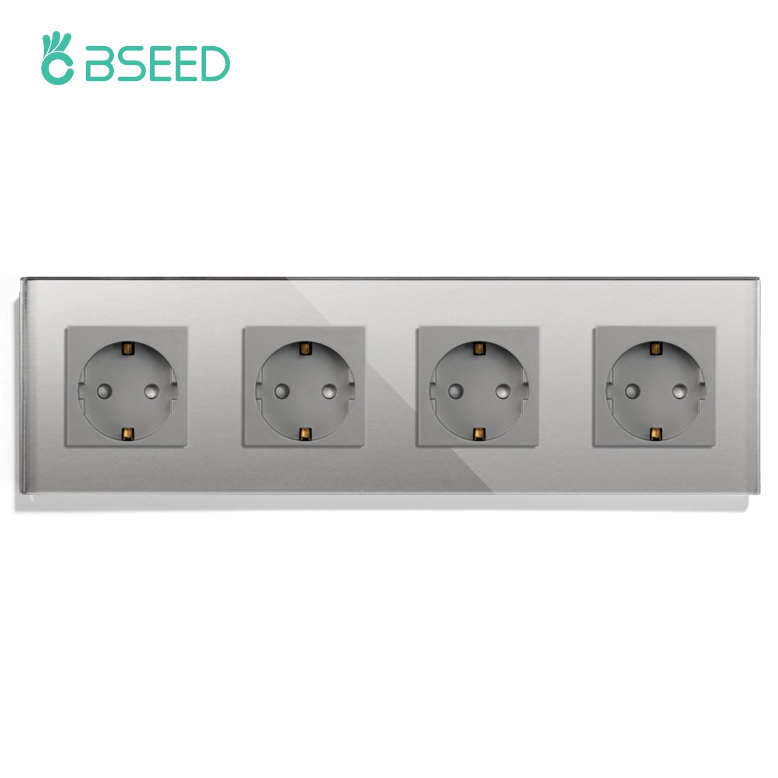 BSEED EU Wall Sockets Power Outlets Glass Panel 16A – Bseedswitch