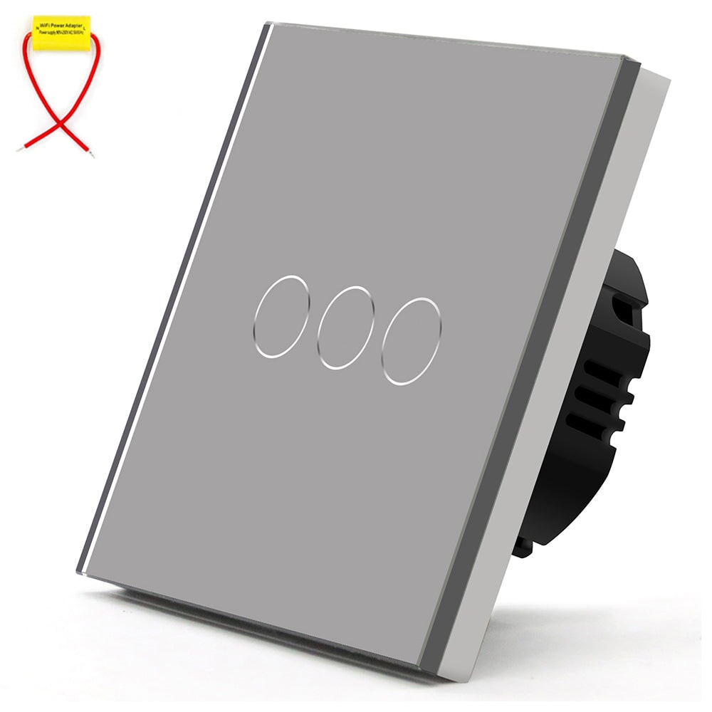 BSEED Single Line Wifi Light Switch 1/2/3 Gang 1/2/3 Way Smart Switch ...