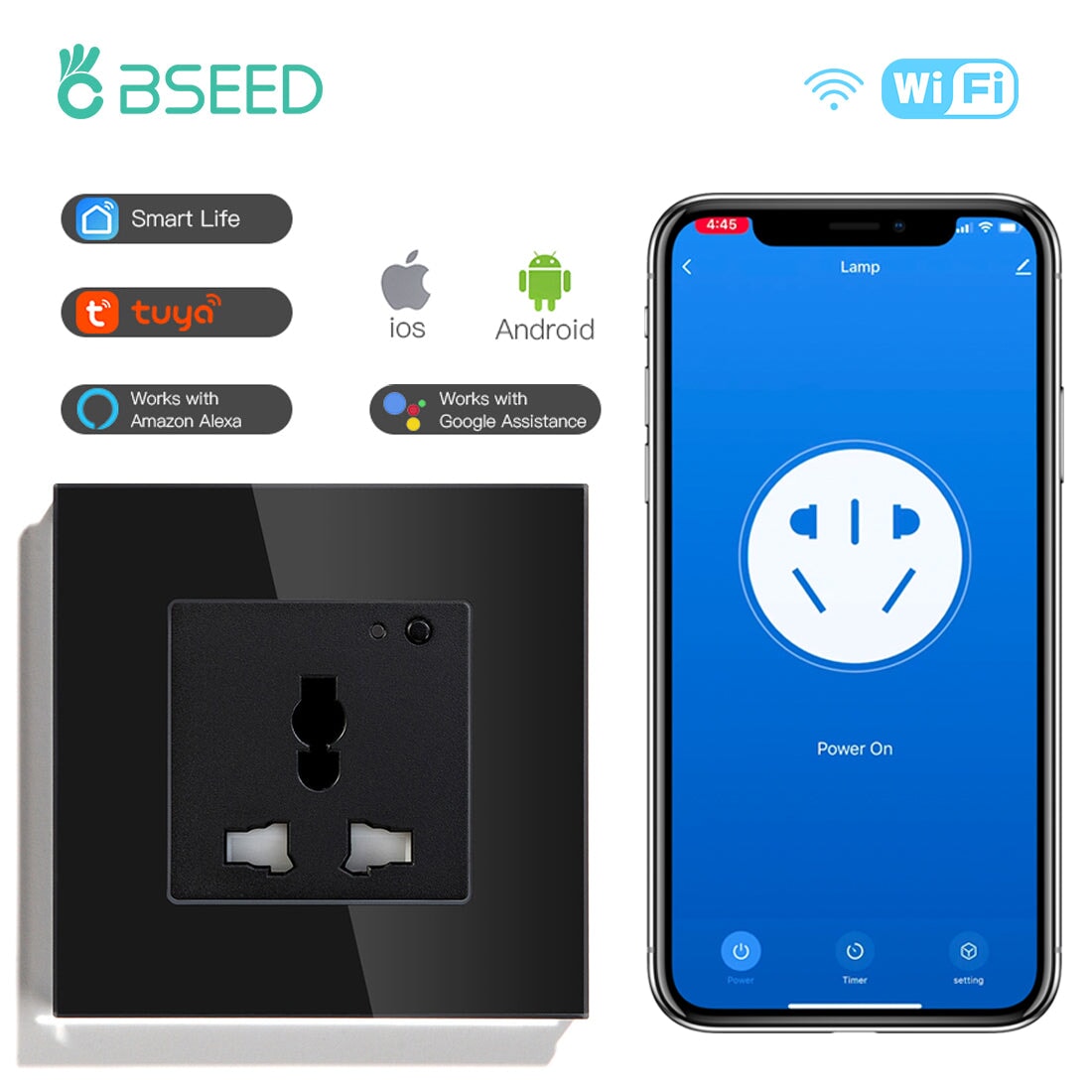 BSEED Smart WiFi Multi-Function Wall Sockets – Bseedswitch