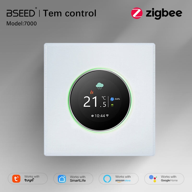 BSEED zigbee Floor Heating Room Thermostat Controller Rotary Button ...
