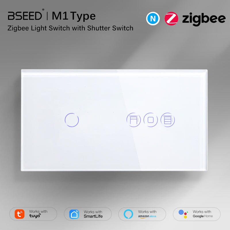 BSEED Zigbee light switch with Shutter Switch – Bseedswitch