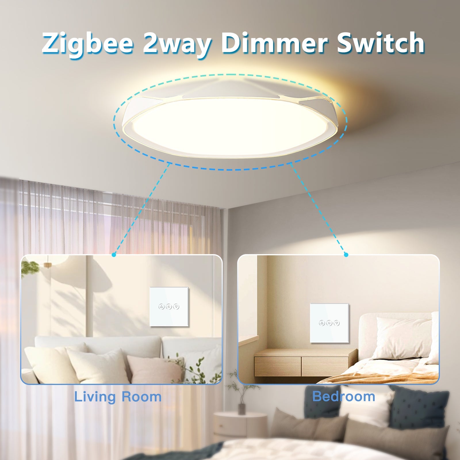 Bseed 2WAY Zigbee Touch Light Dimmer Smart Switch – Bseedswitch