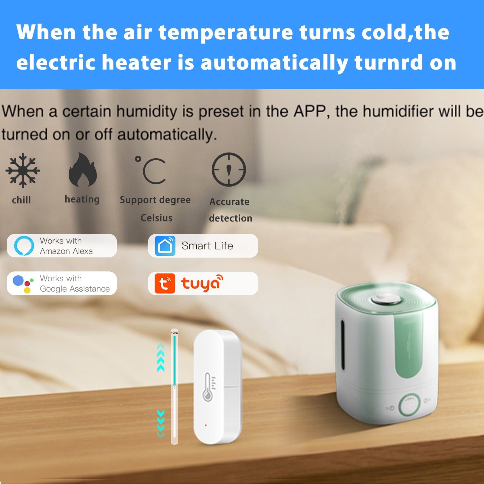 BSEED ZigBee smart Tuya Zigbee Temp & Humidity Sensor – Bseedswitch