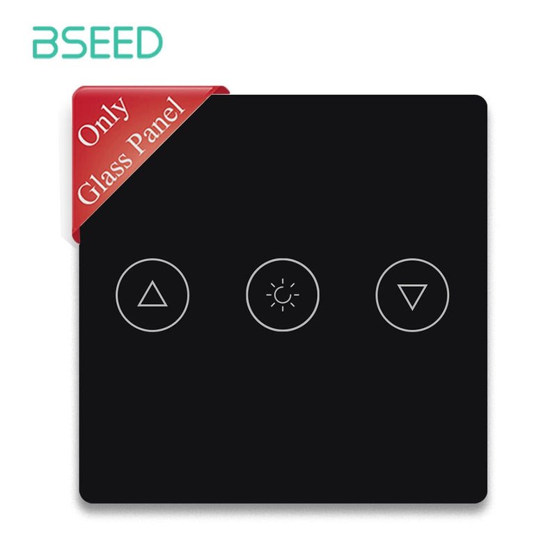 Bseed 47mm Glass Panel Switch DIY Part With Or Without Icon