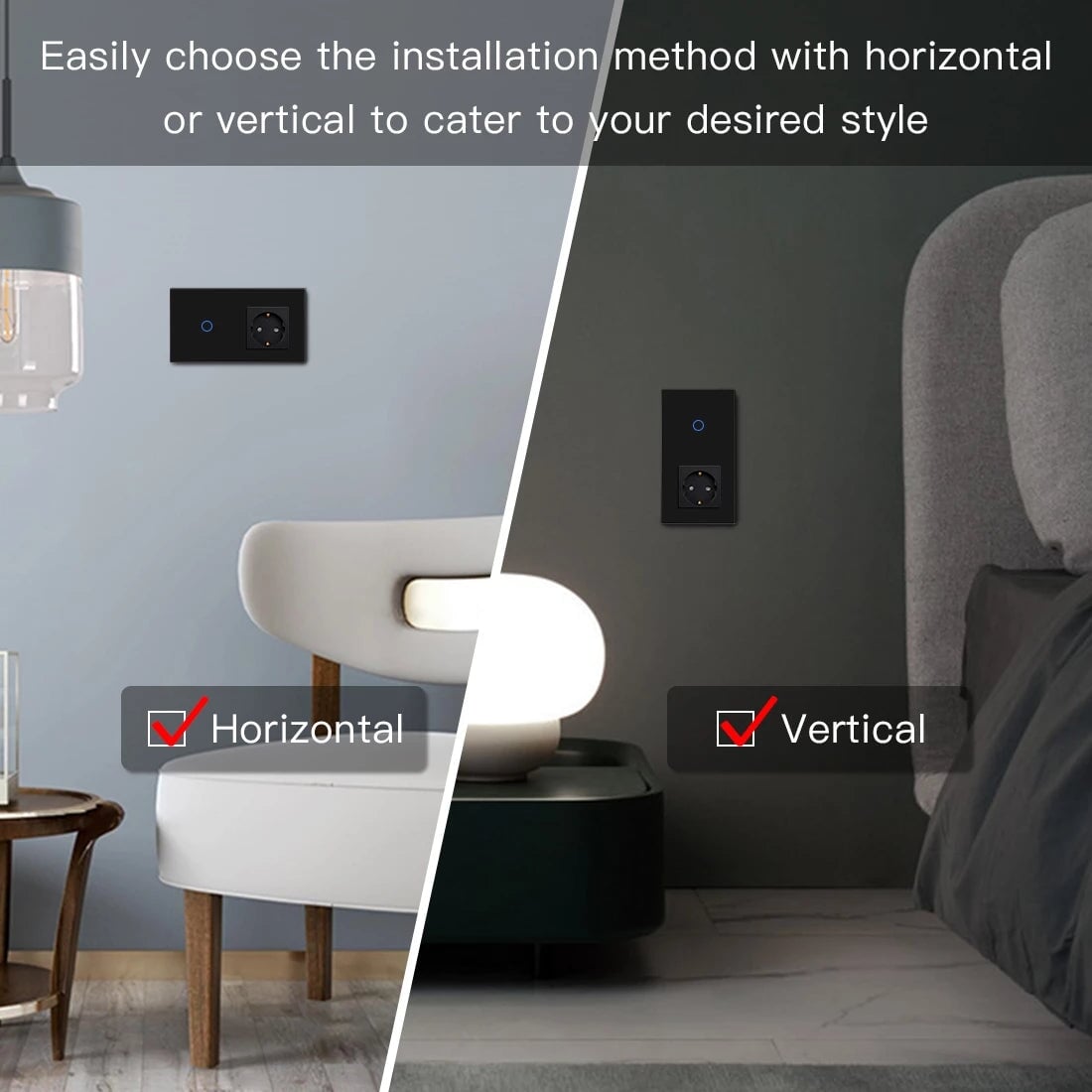 BSEED WiFi 1/2/3 Gang Light Switch With Normal EU Socket – Bseedswitch