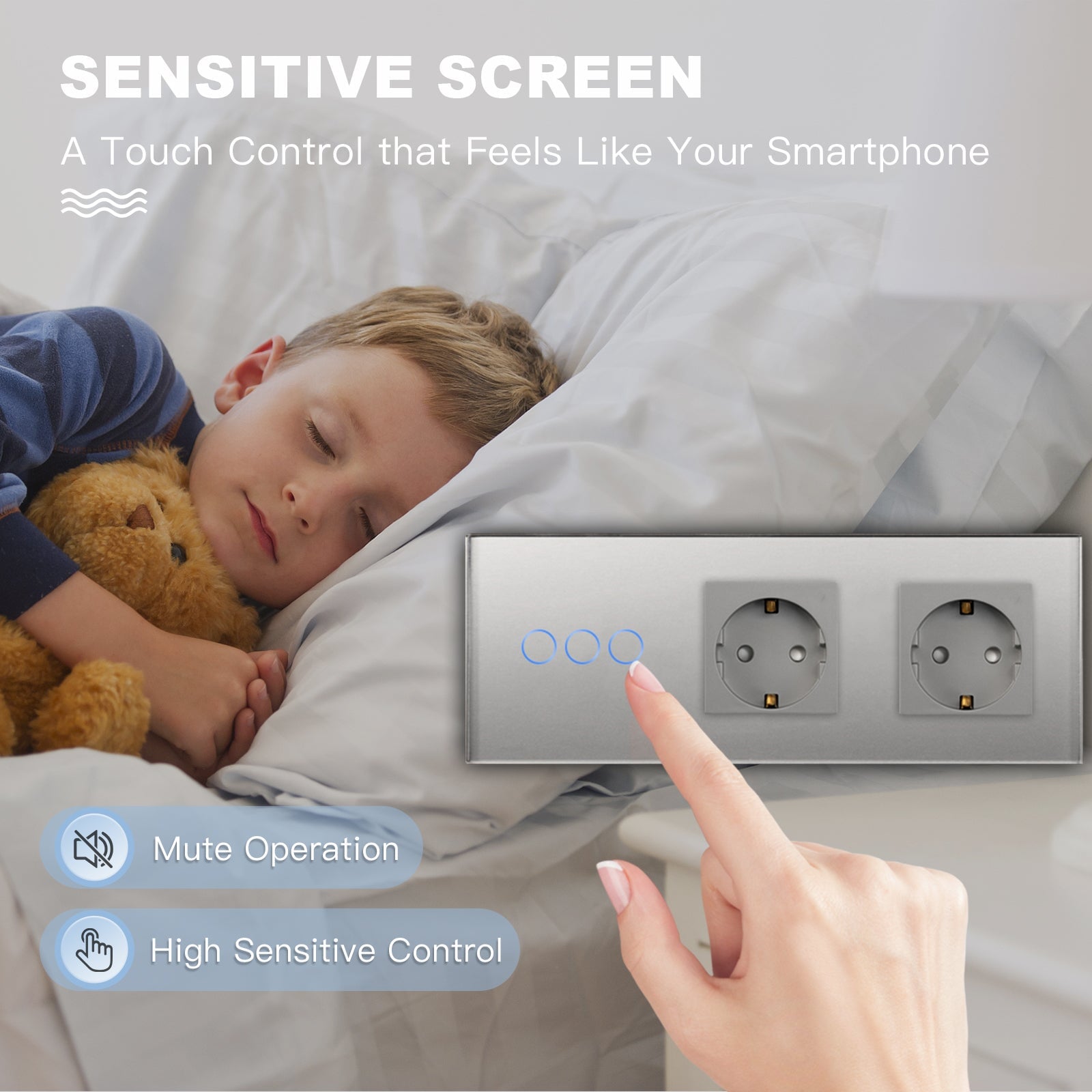 Bseed 1/2/3 Gang 1/2/3 Way Switch with Trible Socket Work – Bseedswitch