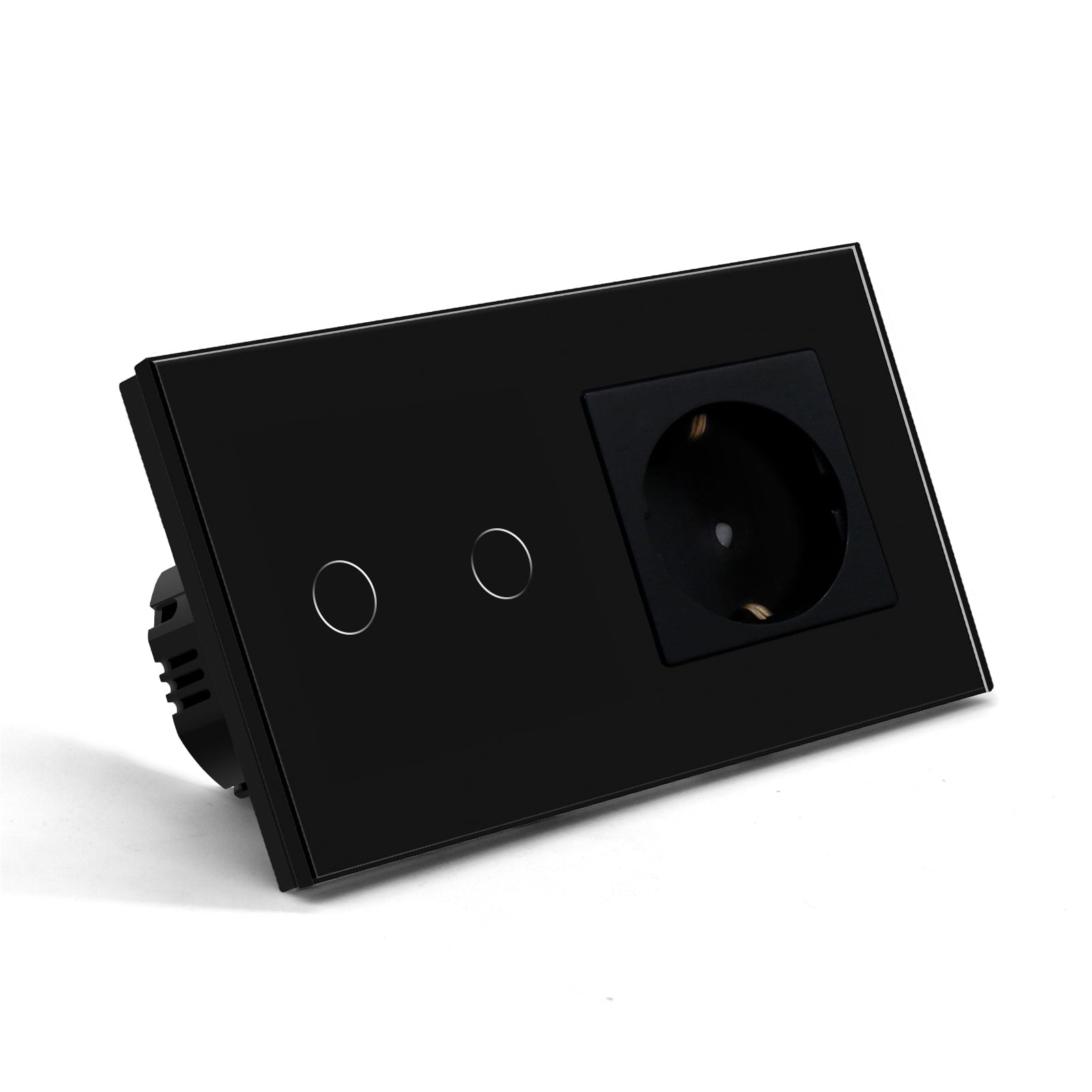 bseed 1/2/3 Gang 1/2/3 Way Touch Light Switch with Eu Socket 300W ...