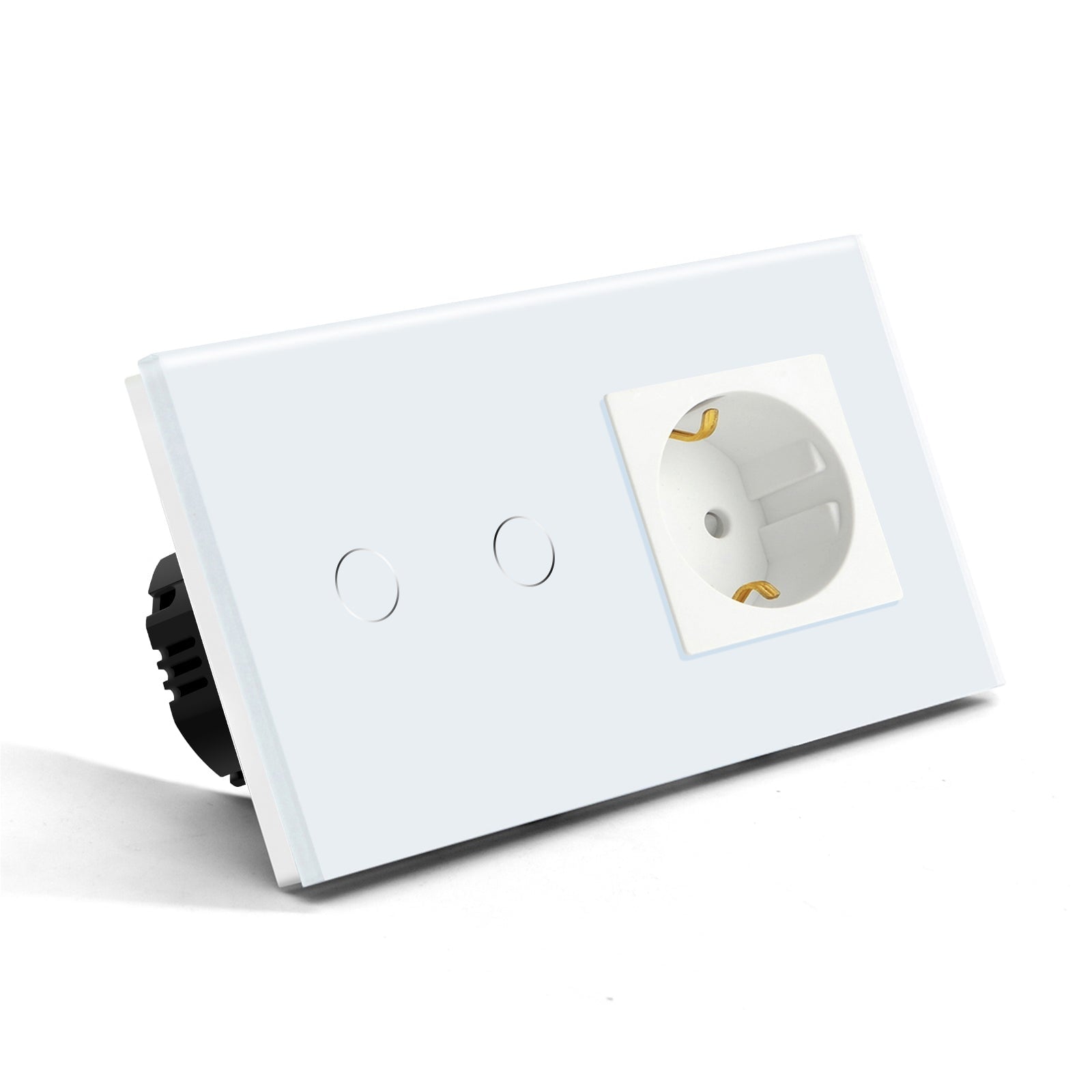 bseed 1/2/3 Gang 1/2/3 Way Touch Light Switch with Eu Socket 300W ...