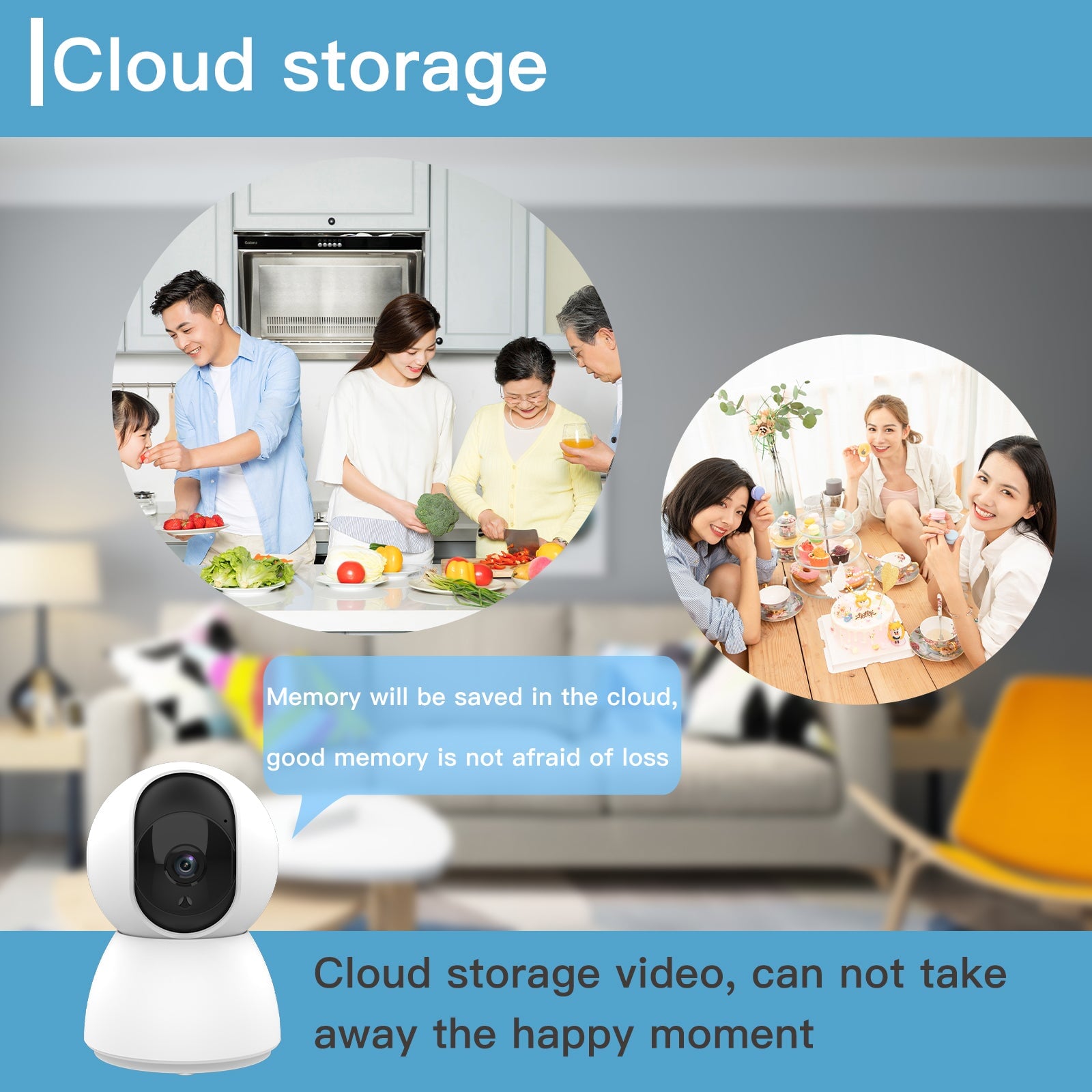 Bseed 3MP IP Camera 1080P Tuya Smart Camera With Auto Tracking Pet Mon ...