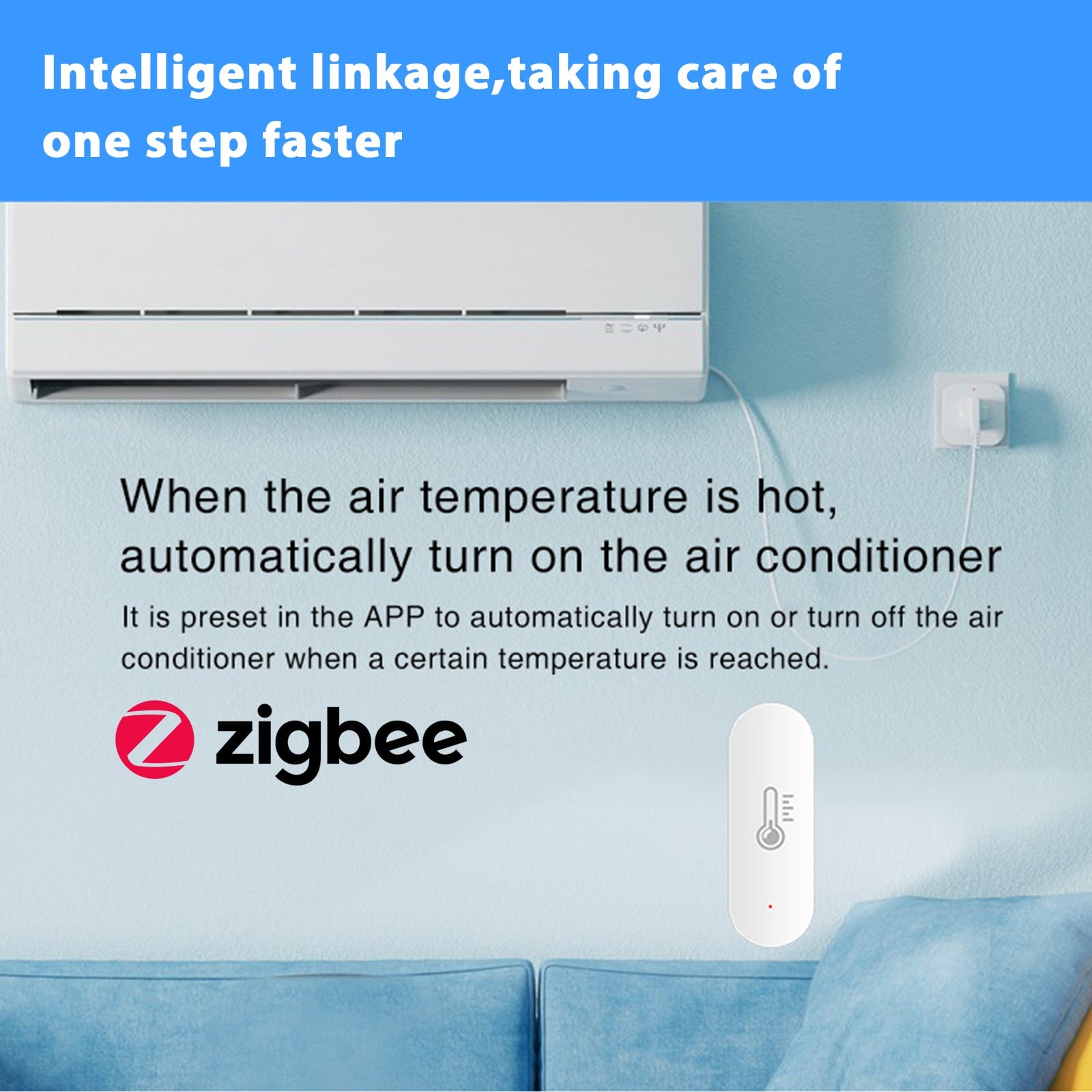 BSEED ZigBee smart Tuya Zigbee Temp & Humidity Sensor – Bseedswitch