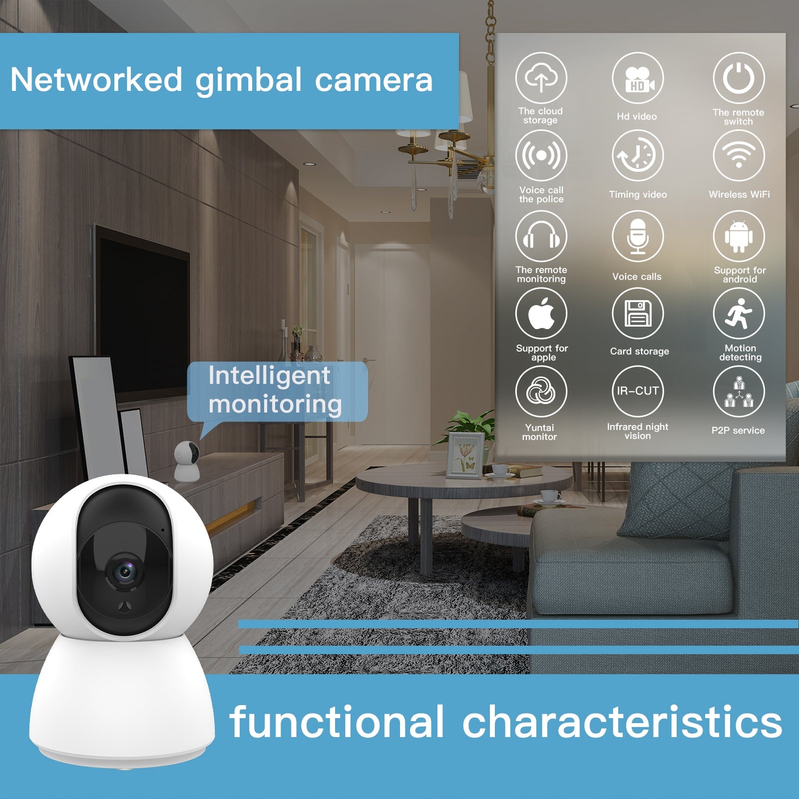 Bseed 3MP IP Camera 1080P Tuya Smart Camera With Auto Tracking Pet Mon ...
