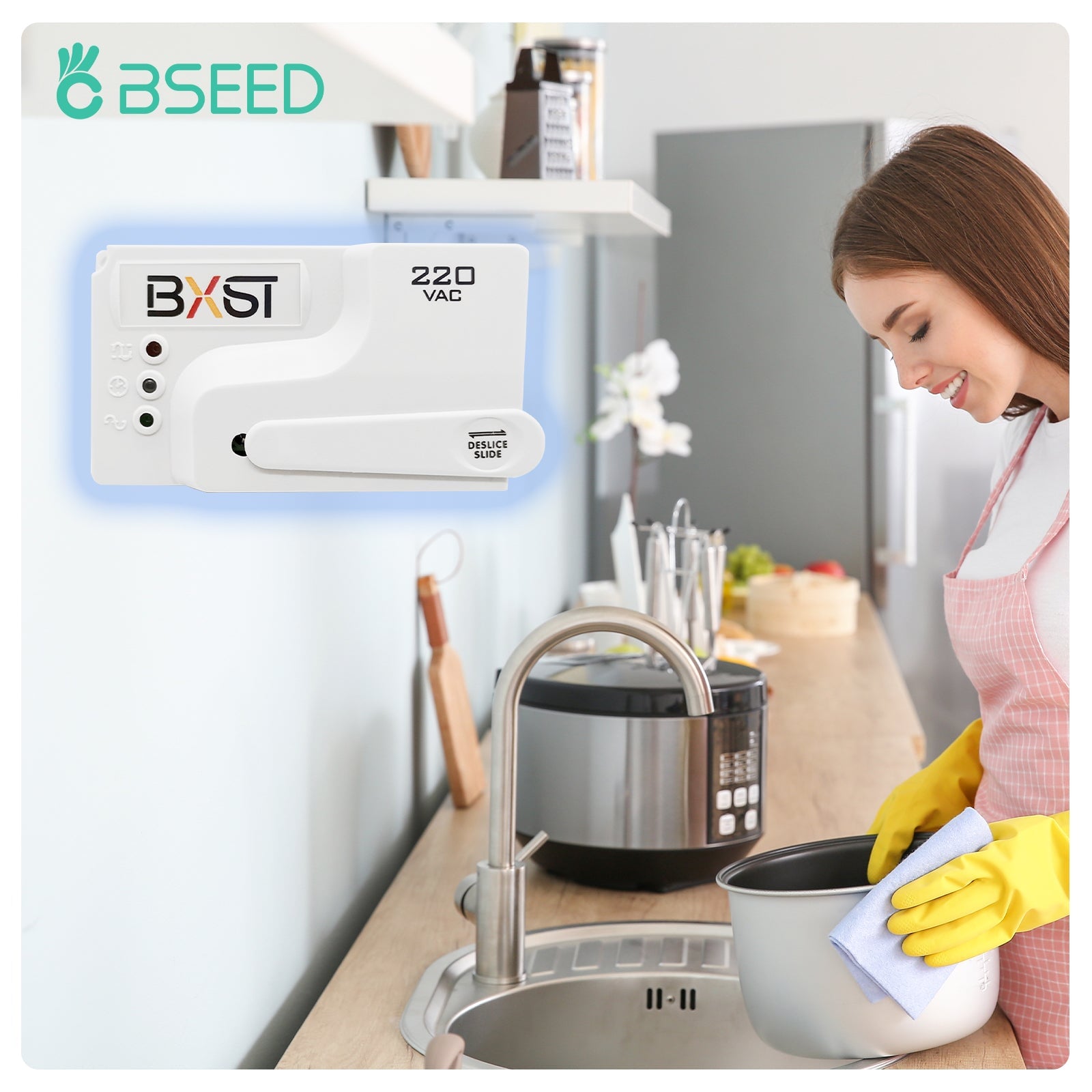 BSEED US Standard PC Series Power Protector Socket Voltage 50 Hz-60 Hz ...