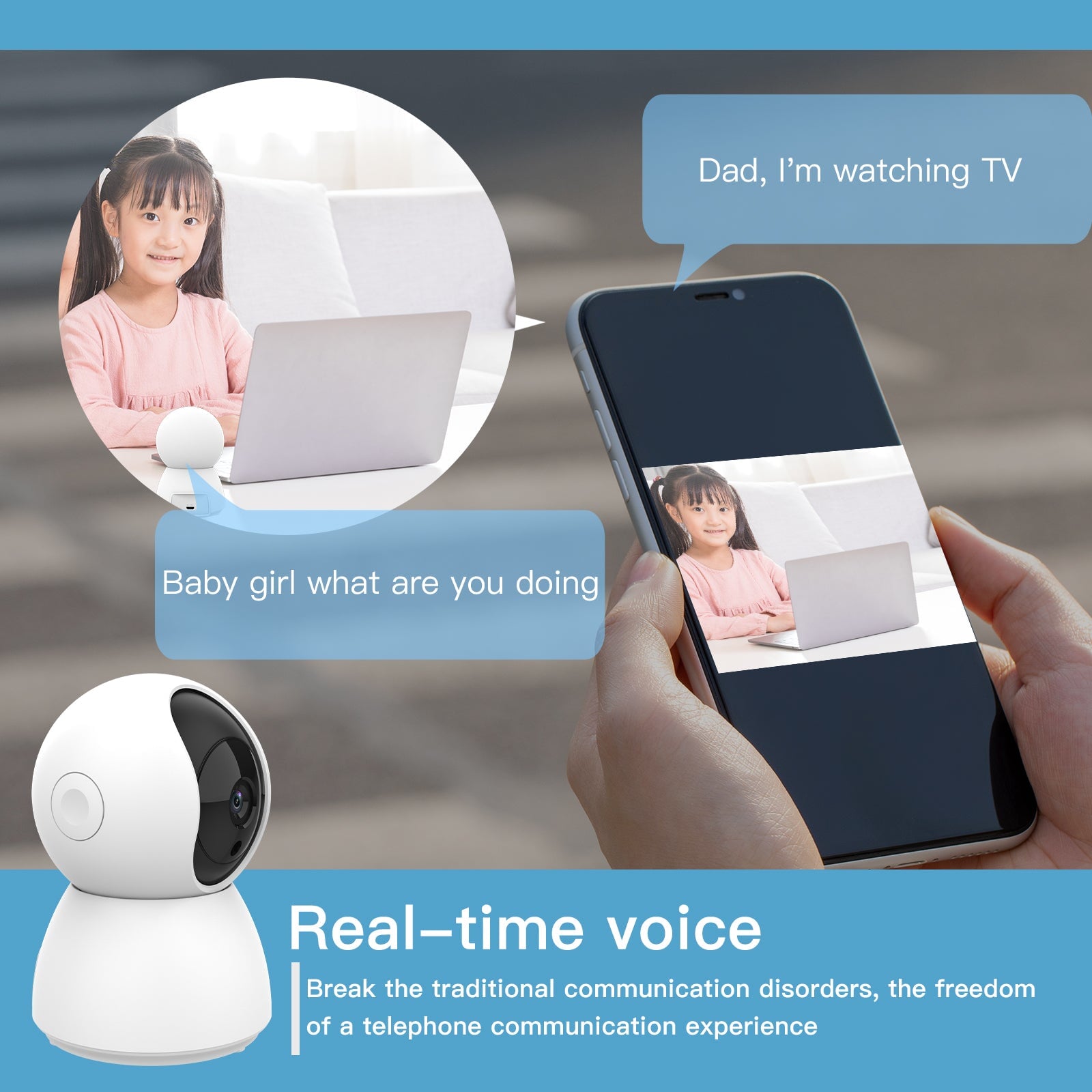 Bseed 3MP IP Camera 1080P Tuya Smart Camera With Auto Tracking Pet Mon ...