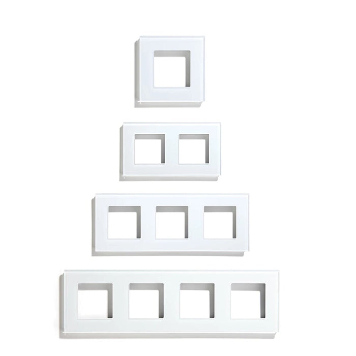 Bseed Crystal Glass Frames Socket Frame 4 Color 1/2/3/4/5 Slotes DIY P